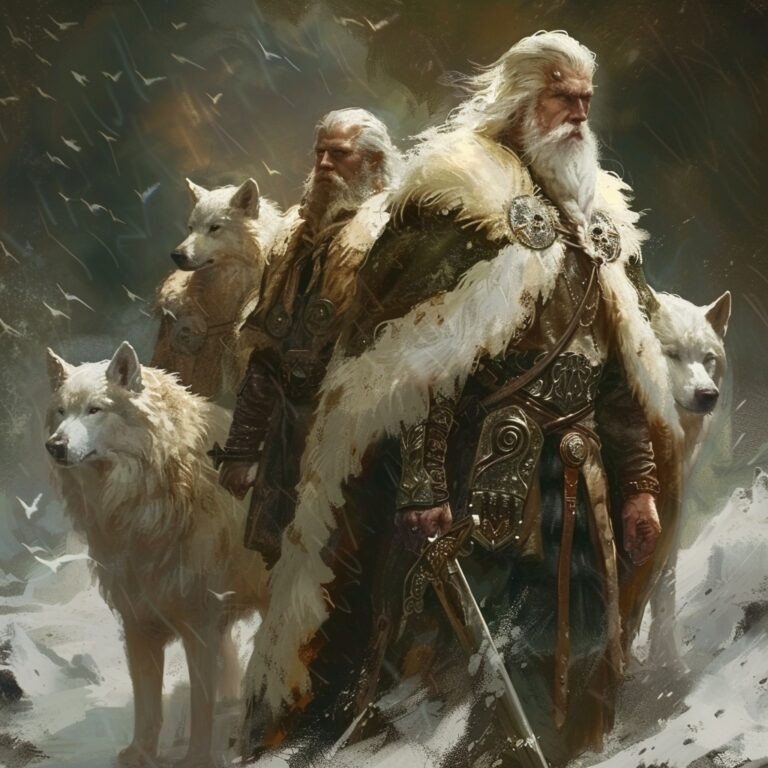 Who Were Odin's Loyal Wolves in Norse Mythology?